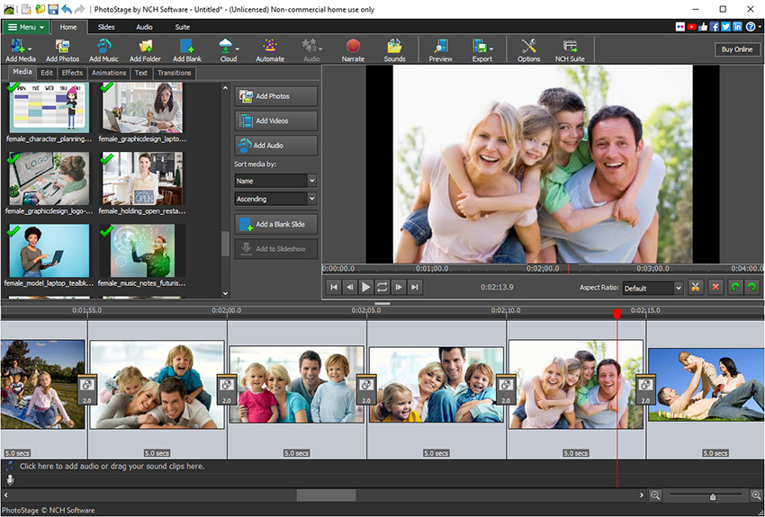 PhotoStage Slideshow Software Screenshots